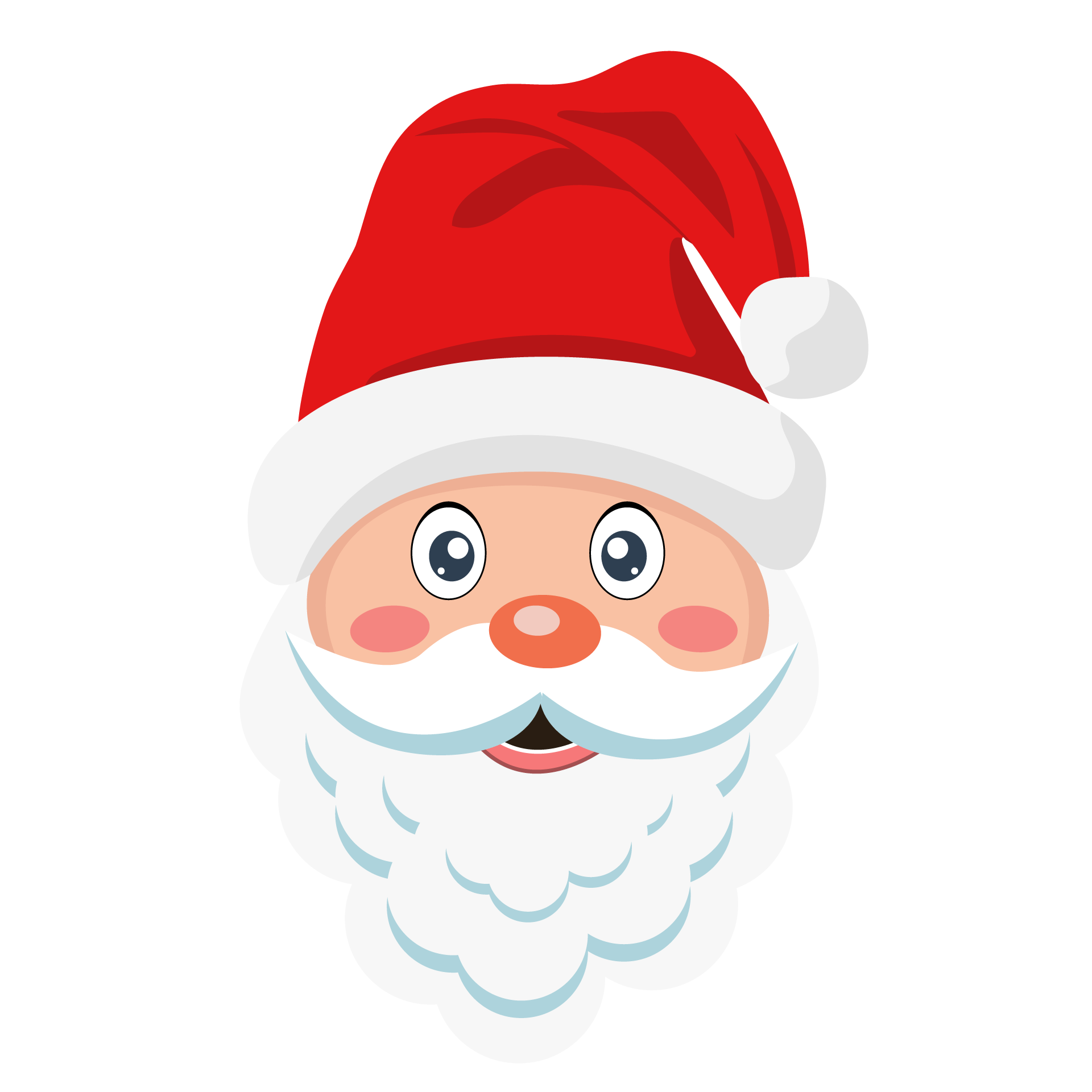 Santa Face Clipart | kmkm.com