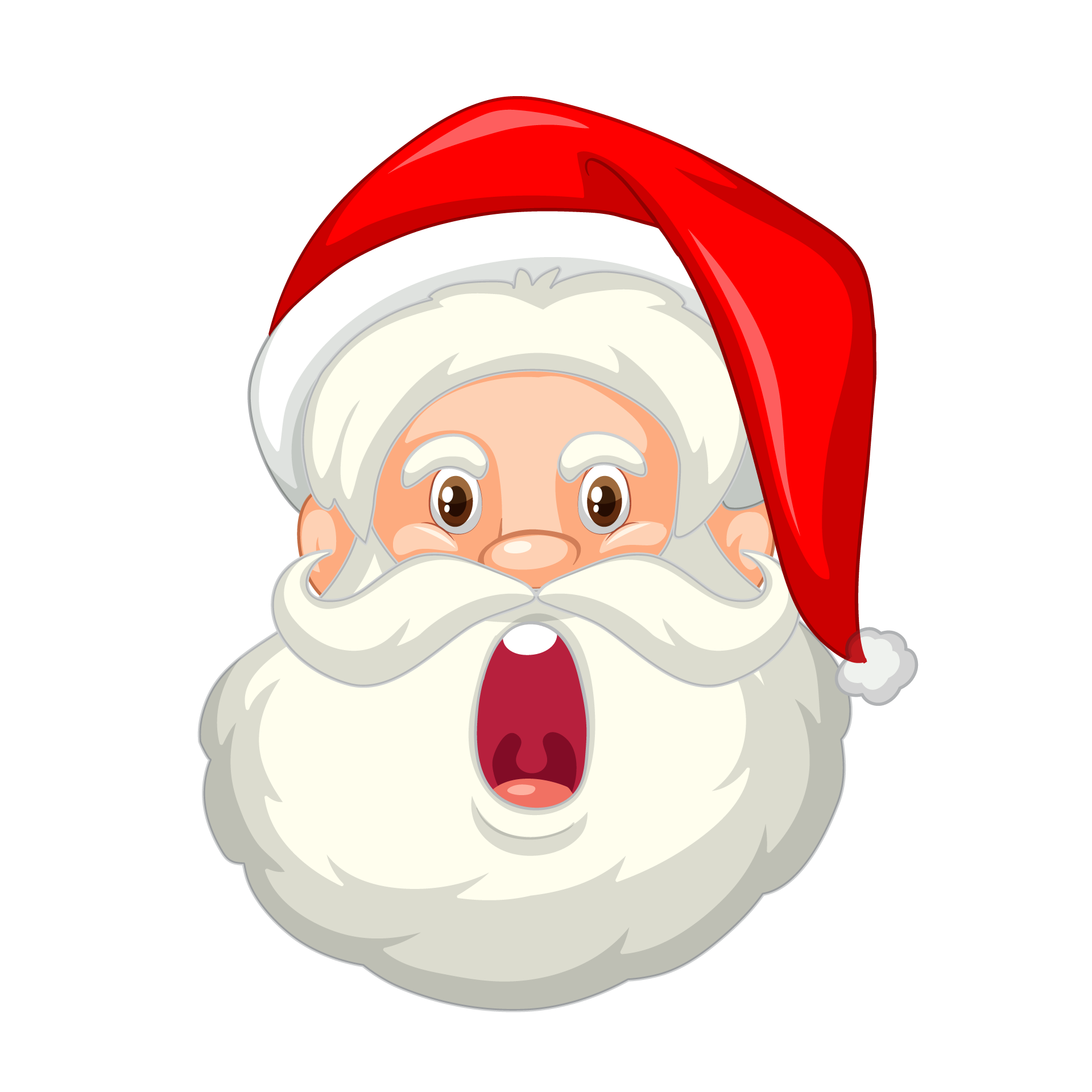 Santa Face Clipart | kmkm.com